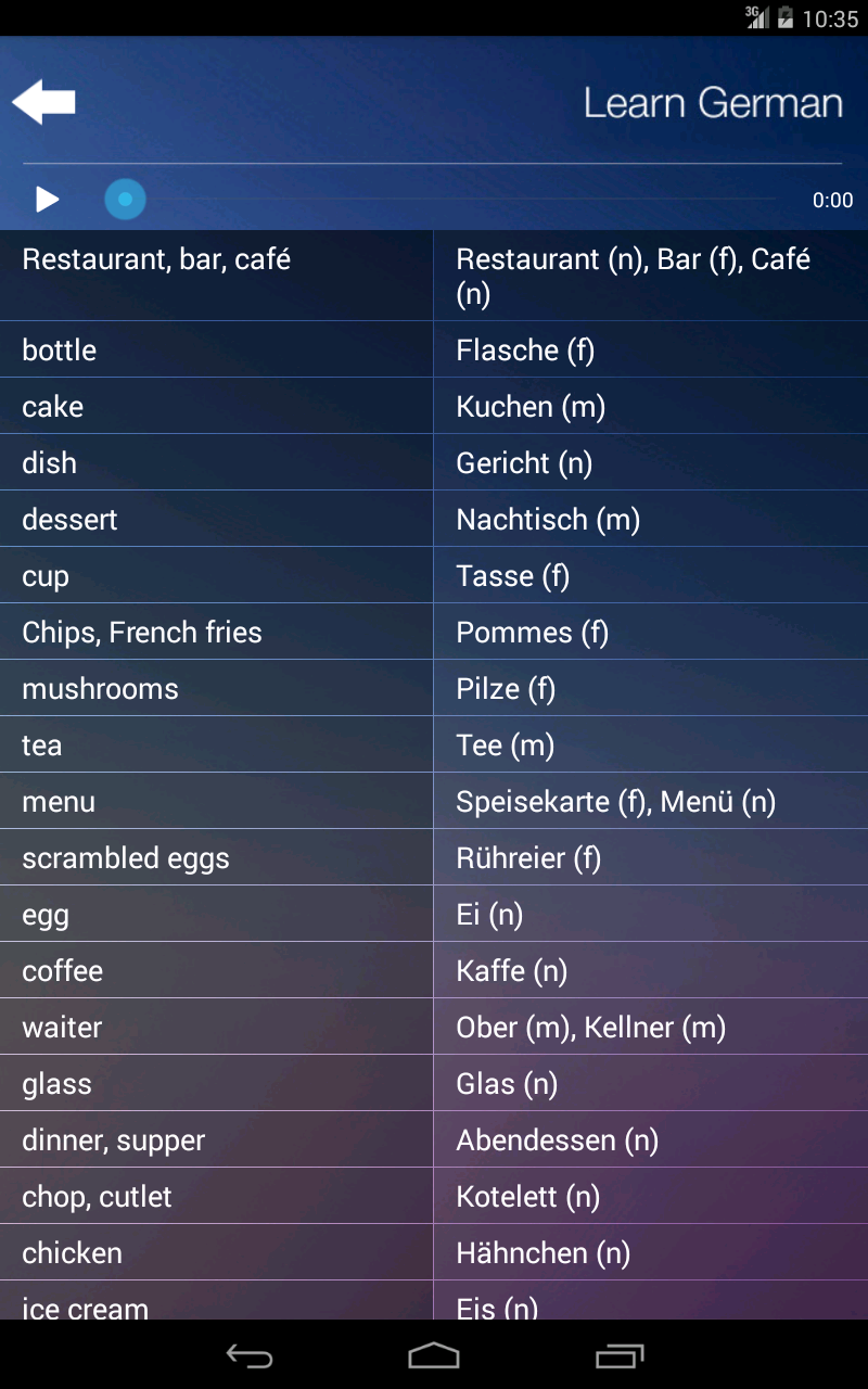 Learn GERMAN Free Language Audio App - App on Amazon Appstore