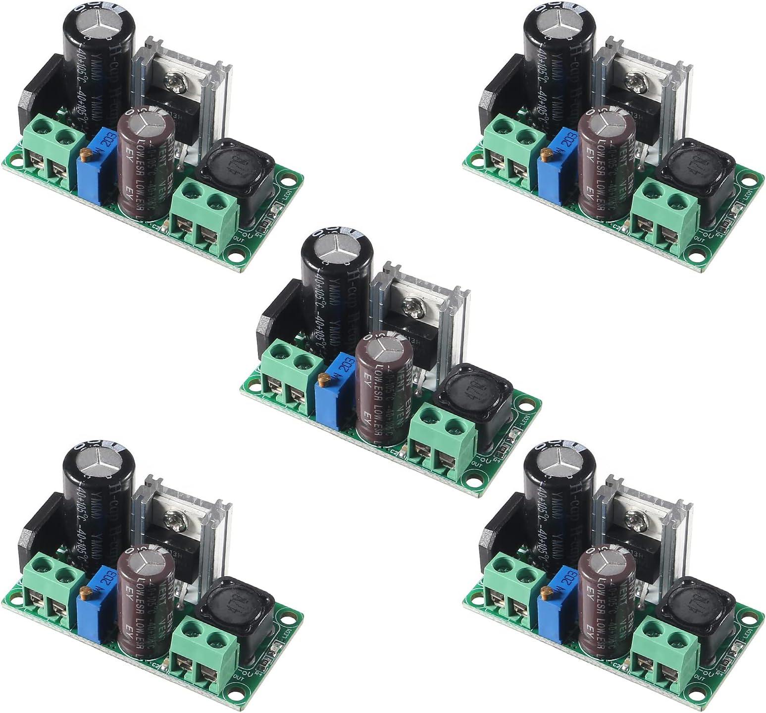 Amazon.com: KNACRO DC 12V to 5V 3A Convert 8-22V Step Down to DC 5V 3A ...