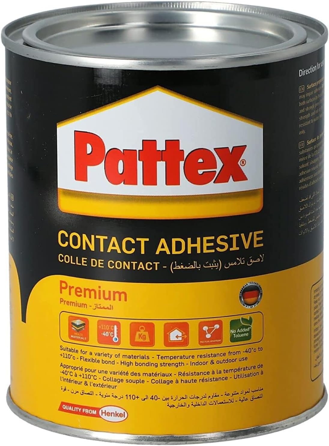 Pattex Contact Adhesive Premium Pattex, 650ml : Buy Online at Best ...