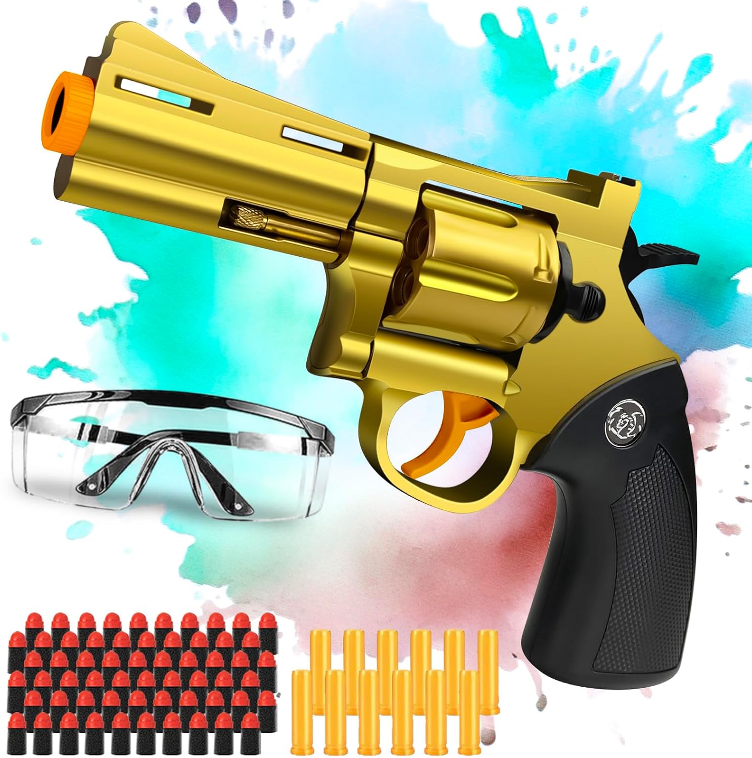 Amazon.com: Toy Revolver Gun Shell Ejecting Toy Guns for Boys, Toy ...