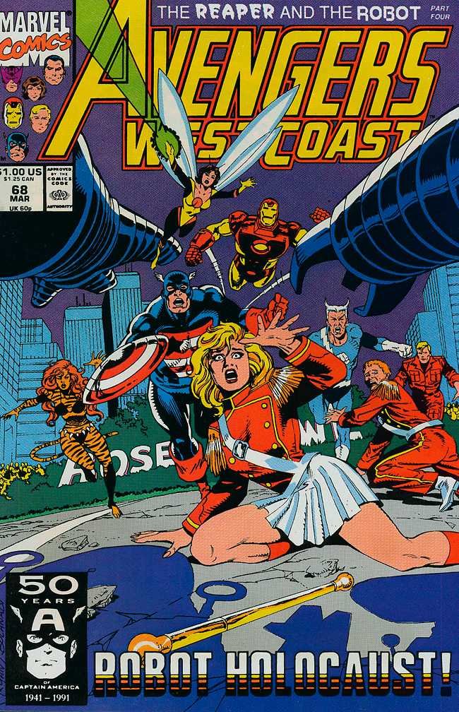 Amazon.com: Avengers West Coast #68 : California Screaming (Marvel ...