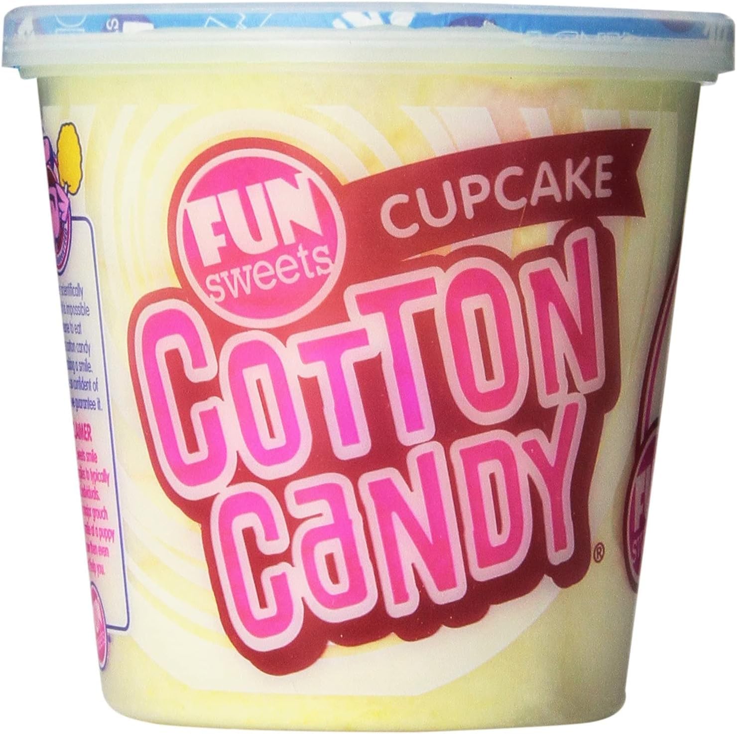 Amazon.com : Fun Sweets, Cotton Candy Cupcake - Cup, Count 1 - Sugar ...