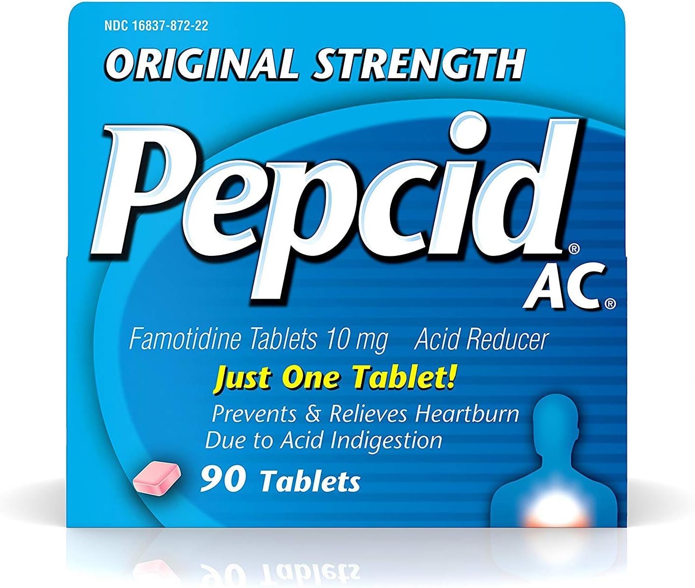 Amazon.com: Pepcid AC Tablets Original Strength 90 Tablets (Pack of 2 ...