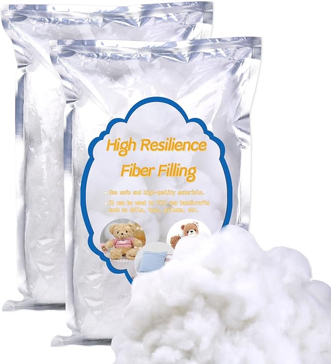 Amazon.com: MORFEN 300g/5.3oz Polyfill Stuffing, Poly Filling Stuffing ...