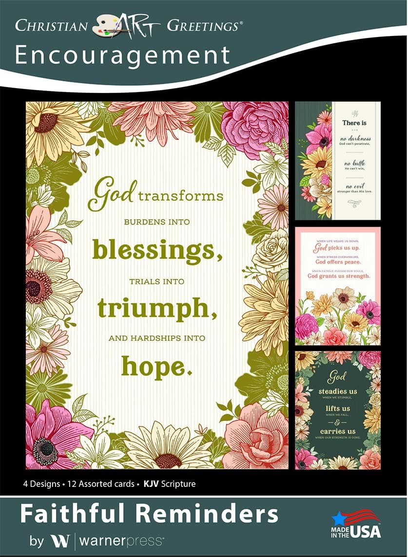 Faithful Reminders - Encouragement Greeting Cards - KJV Scripture ...
