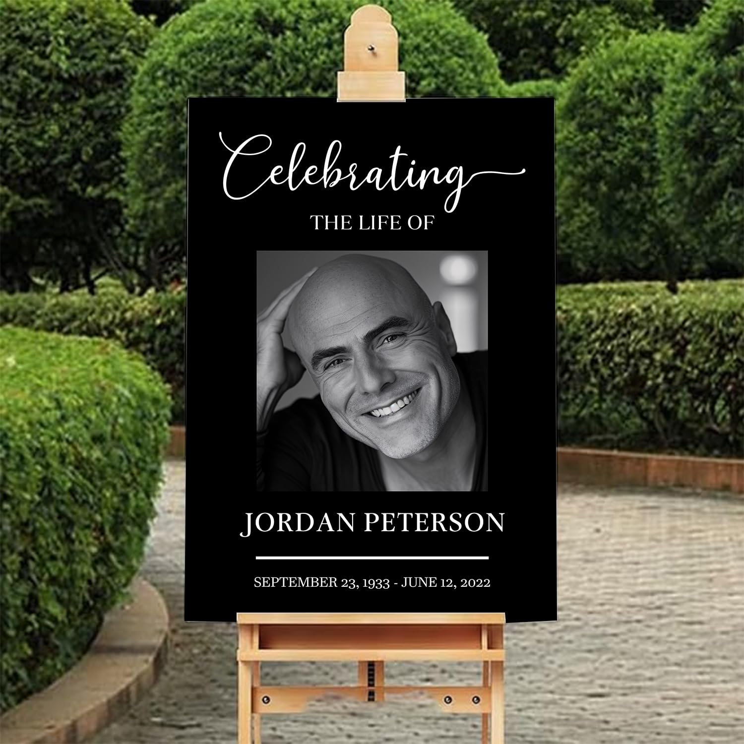 Amazon.com : Editable Funeral Welcome Sign - Celebration of Life ...