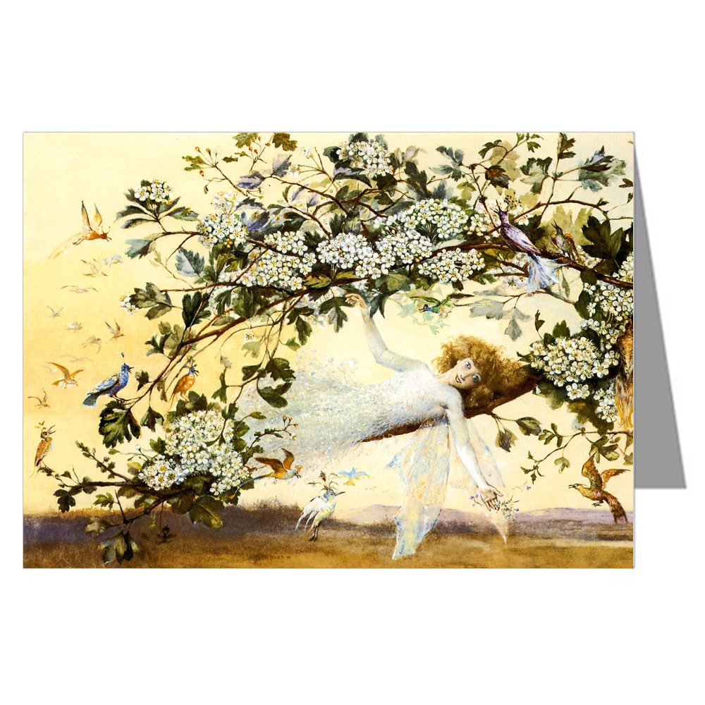 Amazon.com: Twelve Assorted Vintage Fairy Notecards of Fairies Vol.2 ...