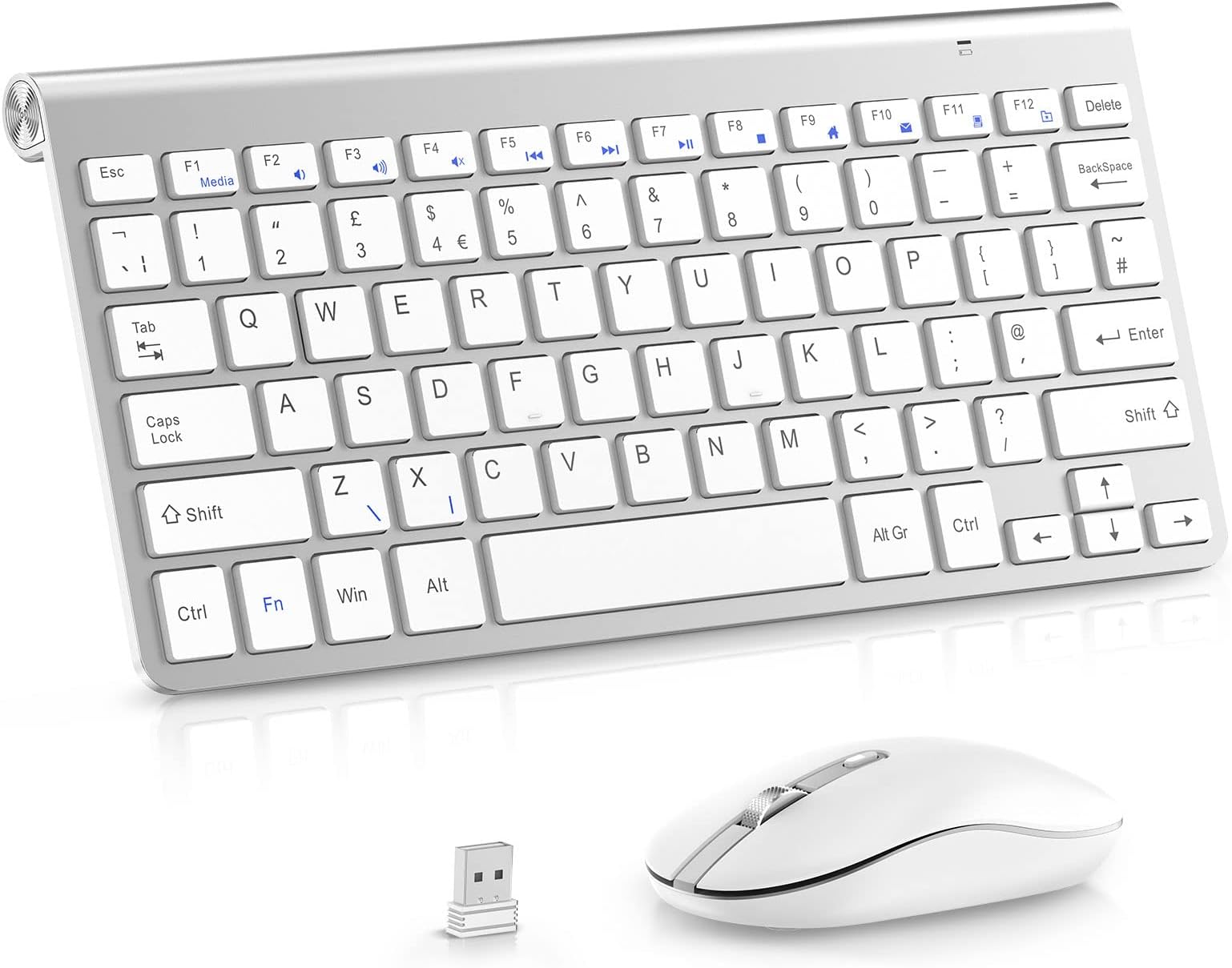 LeadsaiL KF29 Wireless Keyboard and Mouse Set, Wireless USB Mouse and ...