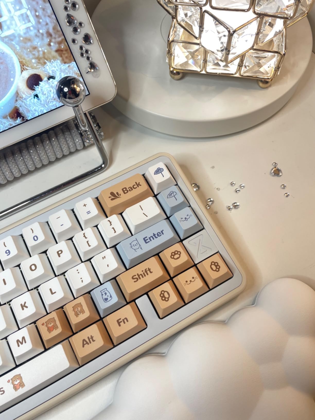 $9/mo - Finance YUNZII Spring Tea Dye Sub PBT Keycaps,145 Full Keys Dye ...