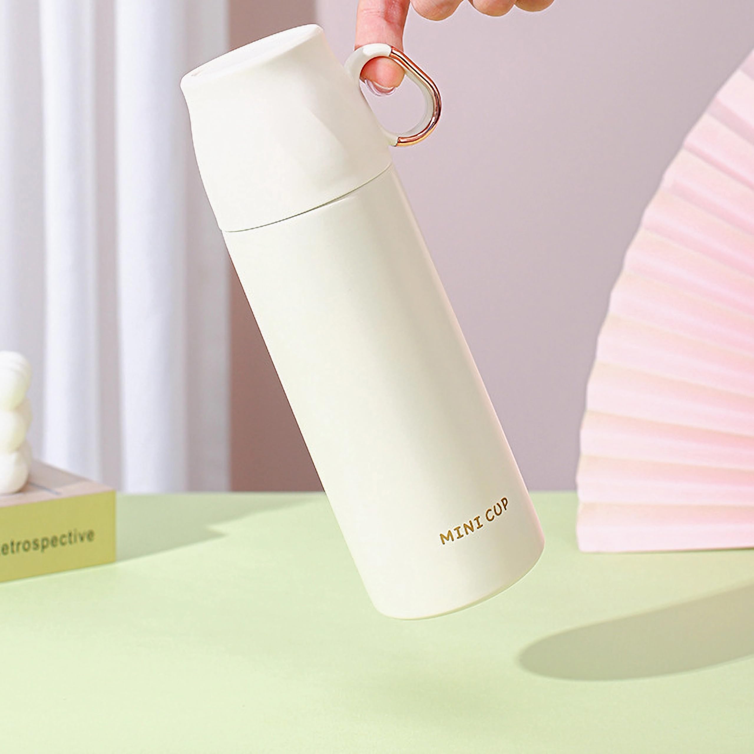 Amazon | 【耐熱性良質ステンレス】IOLOYU 水筒 500ml ステンレスボトル コップ付き水筒 小学生 女の子 男の子 魔法瓶 洗いやすい water bottle 保冷ボトル ...