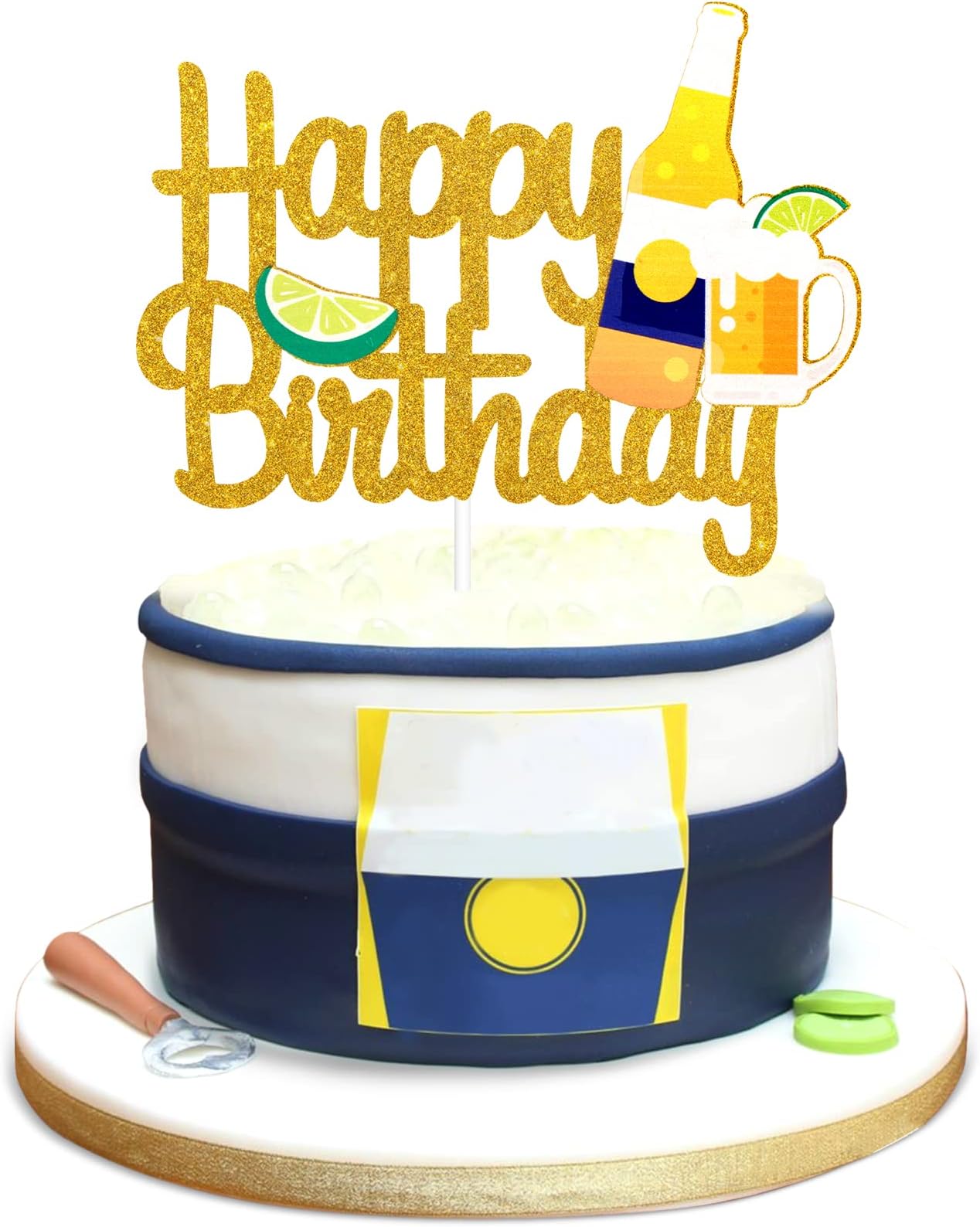 Amazon.com: Modelo beer - Edible Cupcake Toppers - 3.25" cupcake (6 ...