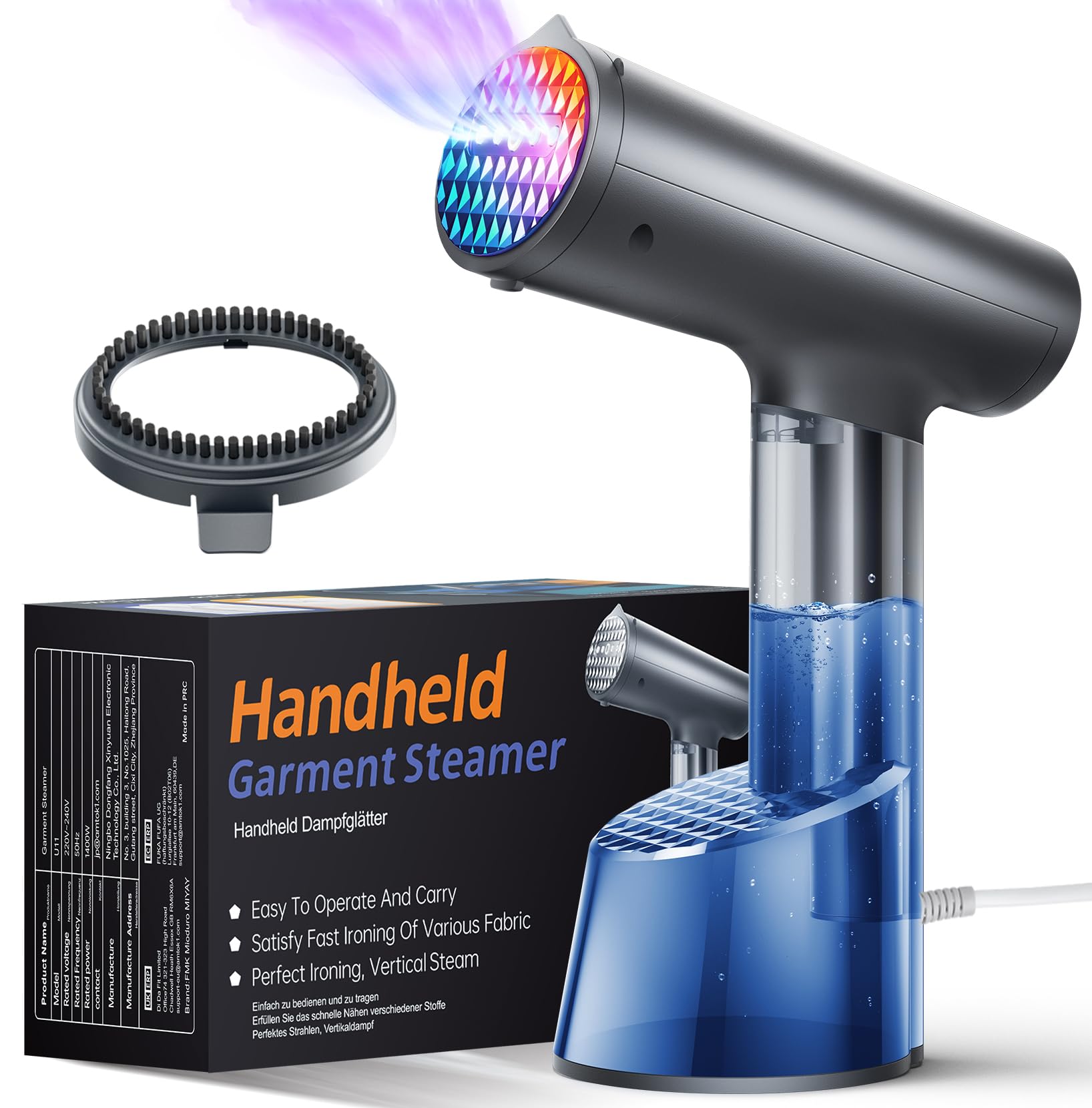 Mioduro Travel Steam Generators, Clothes Steamer Handheld,Portable ...