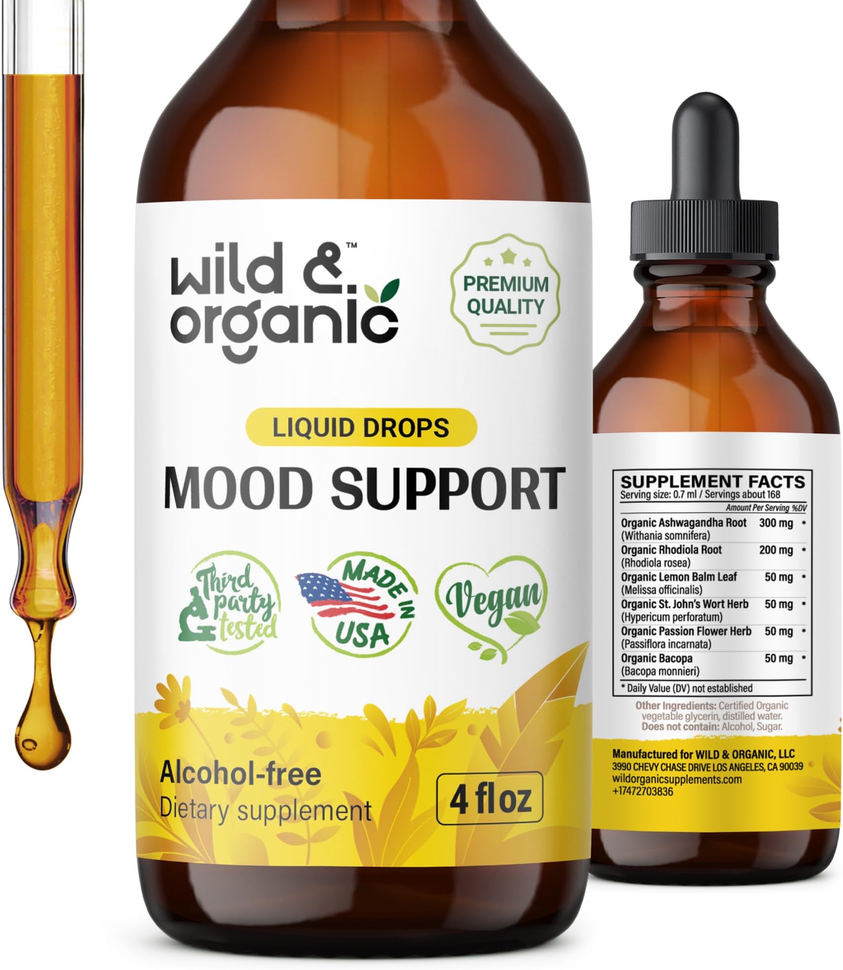 Amazon.com: Mood Support Supplement - Ashwagandha & Rhodiola Rosea Root ...