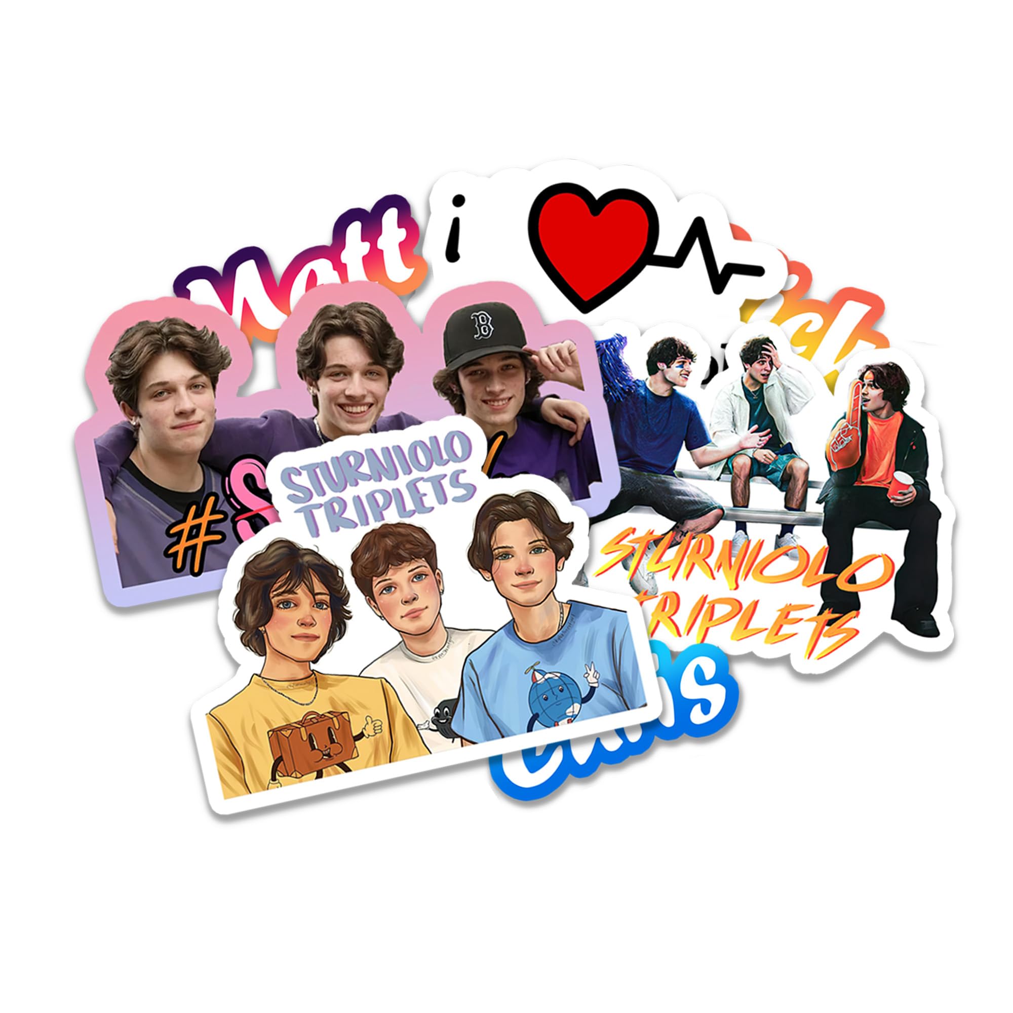 Amazon.com: Sturniolo Triplets Merch Sturniolo Triplets Sticker Set ...
