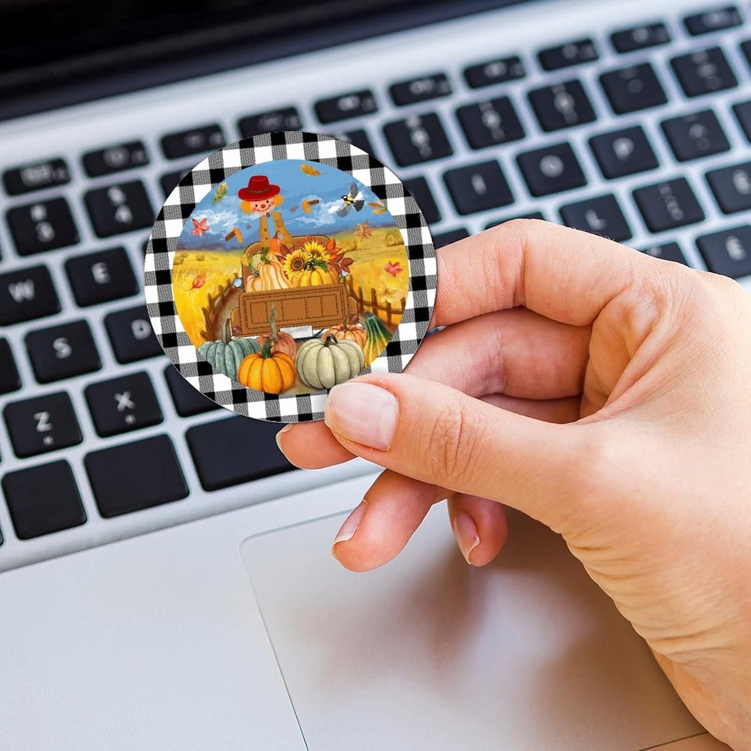 Amazon.com: Farm Fall Harvest Stickers Thanksgiving Stickers Label 3 ...