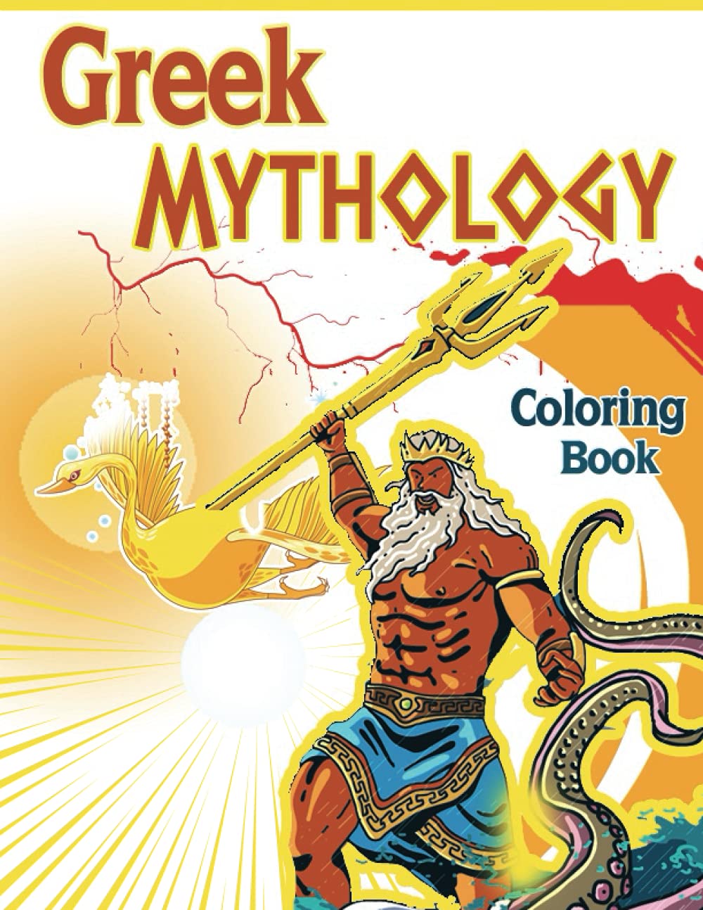Buy Greek Mythology Coloring Book: New drawings with Beautiful Greek ...