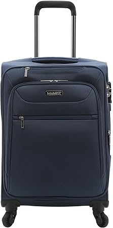 Amazon.com | Travelers Club Explorer Expandable Luggage, Navy Blue ...