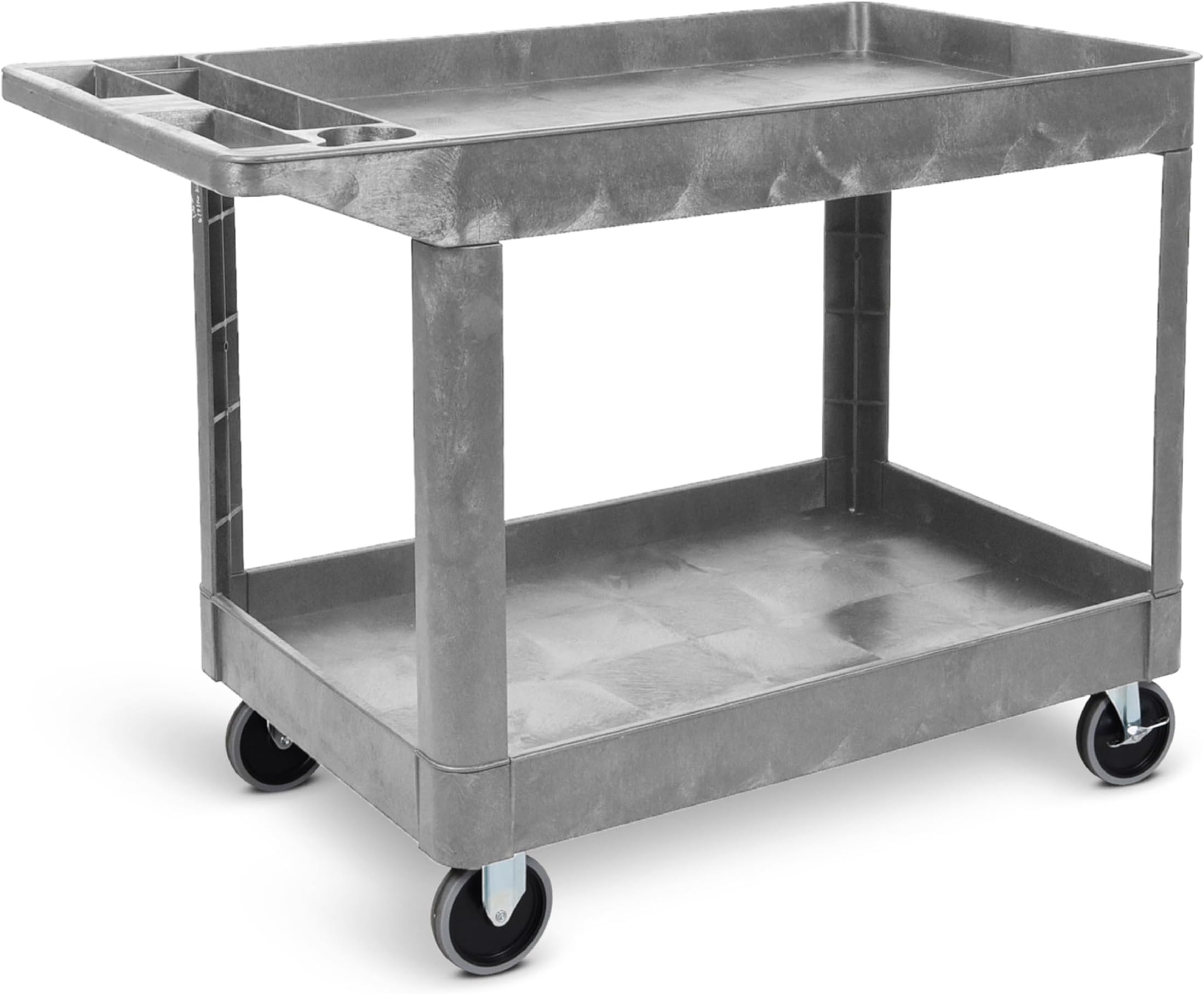 Amazon.com: Tubstr Extra Large Two-Shelf Utility Cart with Wheels (2 ...