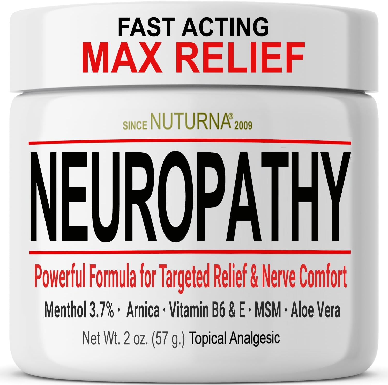 Amazon.com: Neuropathy Nerve Relief Cream - Fast Acting Max Strength ...