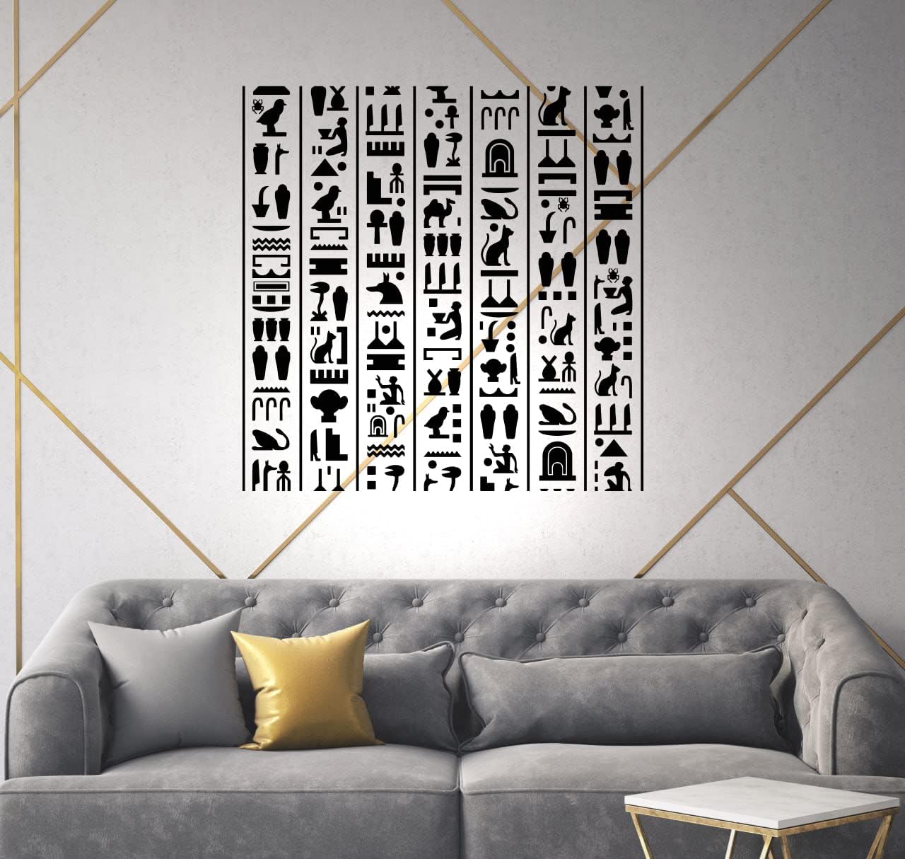 Amazon.com: Vinyl Wall Decal Ancient Egypt Pyramid Symbols Egyptian ...