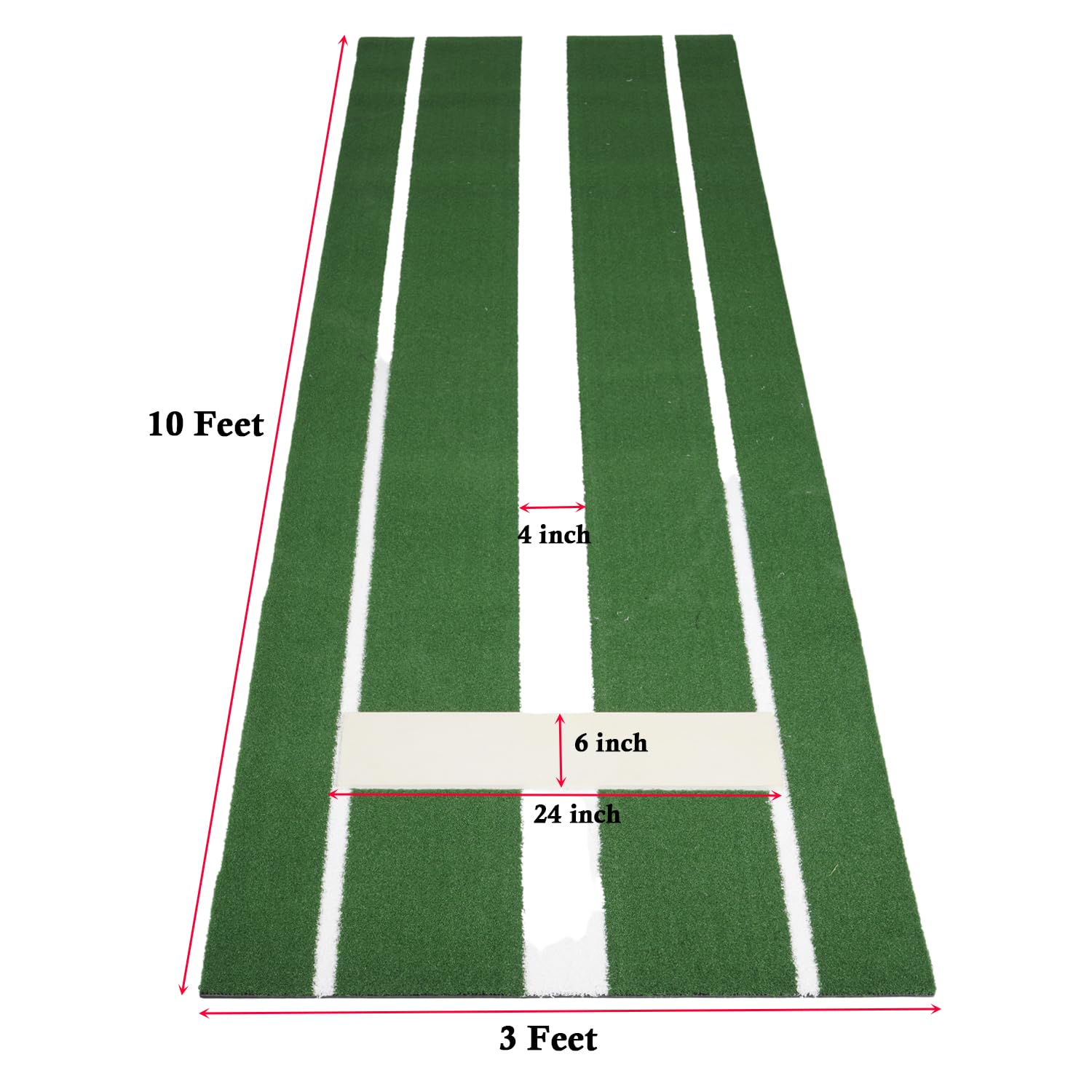 Snapklik.com : Mopam 3 X 10 Softball Pitching Mat Baseball Pitchers ...