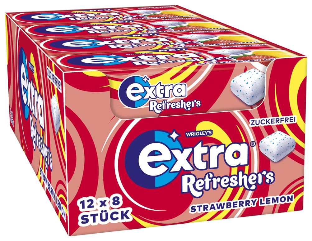 EXTRA® REFRESHERS Strawberry Lemon, erfrischendes Geschmackserlebnis ...