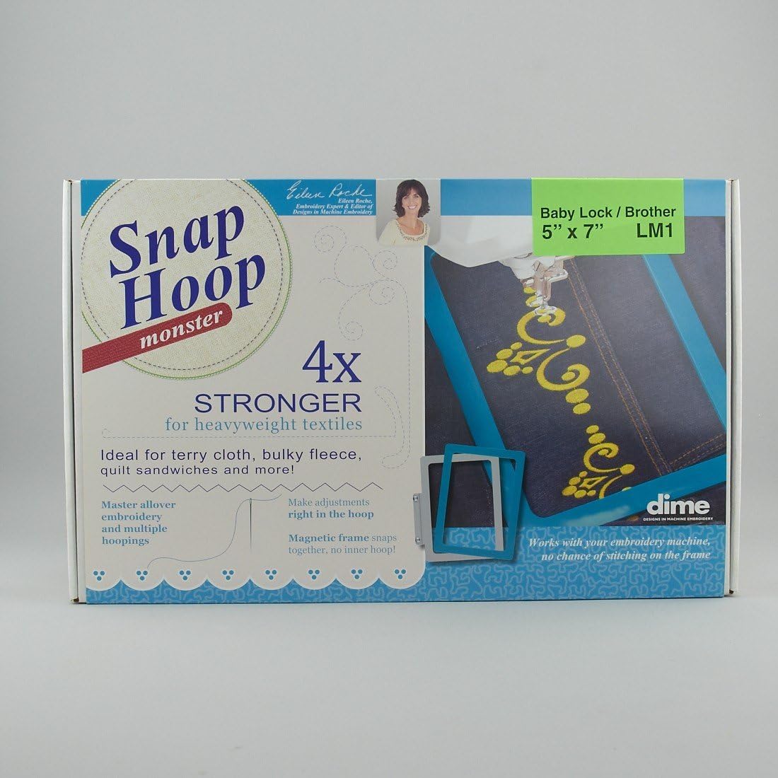 Snap Hoop Monster for Baby Lock/Brother (5" x 7") Magnetic Embroidery ...