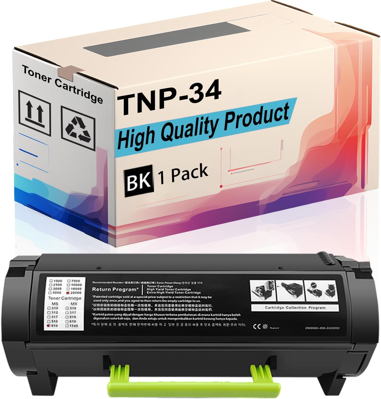 Amazon.com: Toner Cartridge Compatible for Konica Minolta bizhub 4700P ...