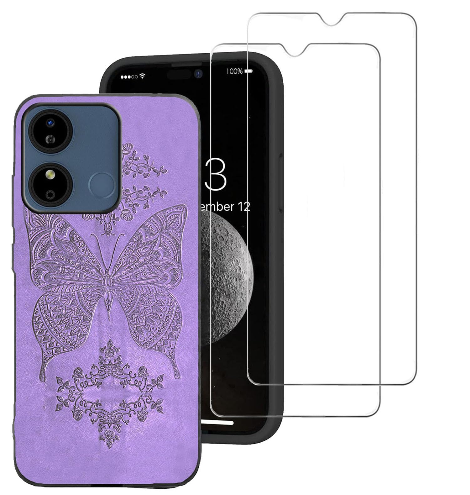Amazon.com: DAMONDY for Blu G44 Case with 2 Pack Screen Protector,Cute ...