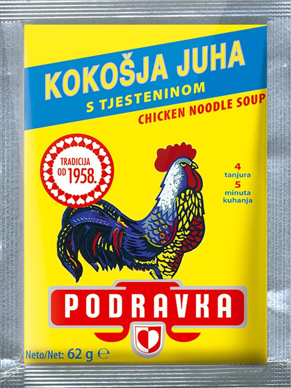 Amazon.com : Podravka Vegetable Soup With Semolina Dumplings 2.0 oz ...