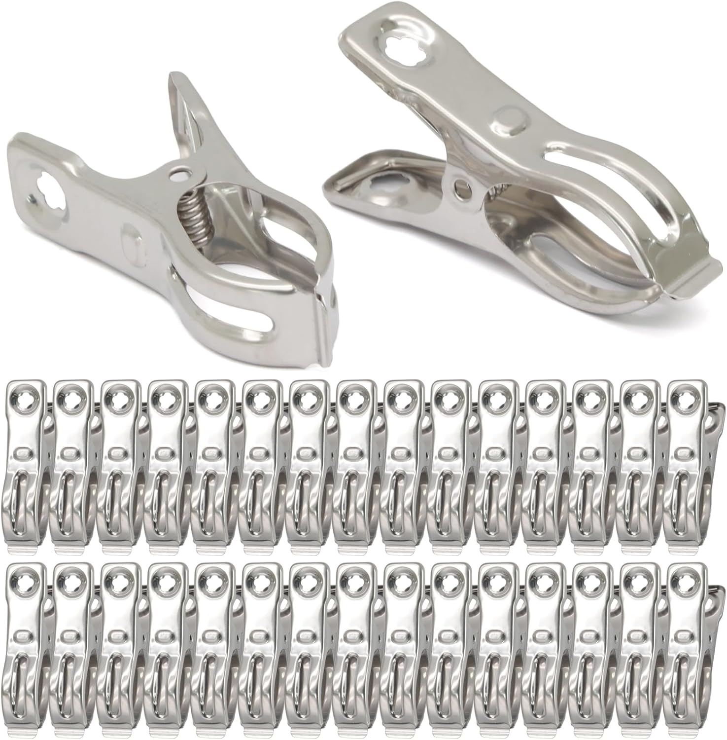 Amazon.com: Qjaiune 30 PCS Garden Clips, Stainless Steel Greenhouse ...