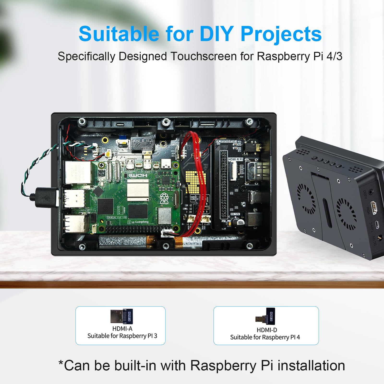 Snapklik.com : Gallagher 5 Inch Touchscreen For Raspberry Pi,5-Point ...