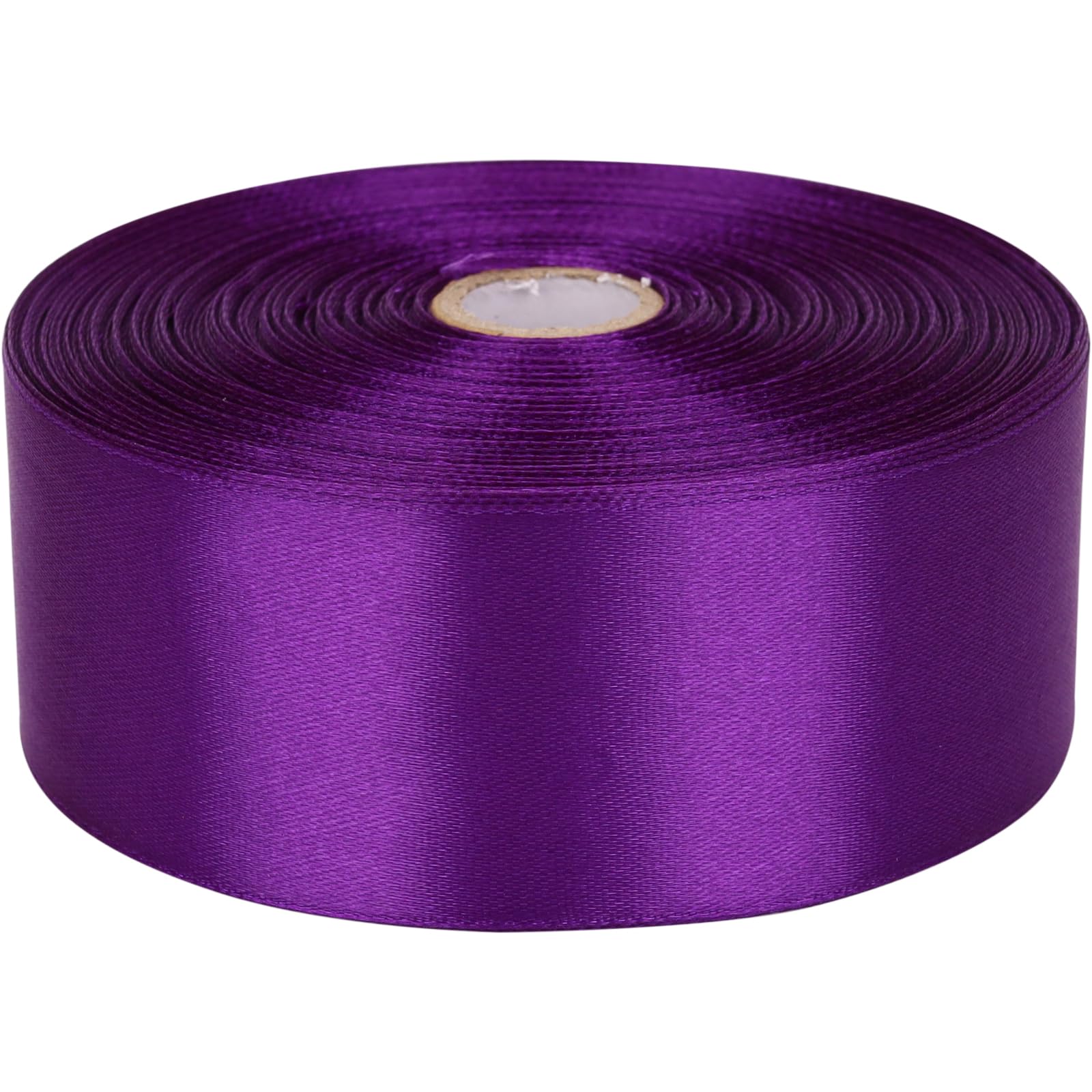 Amazon.com: Baocuan 1-1/2 inch Purple Satin Ribbon 50 Yards Solid ...