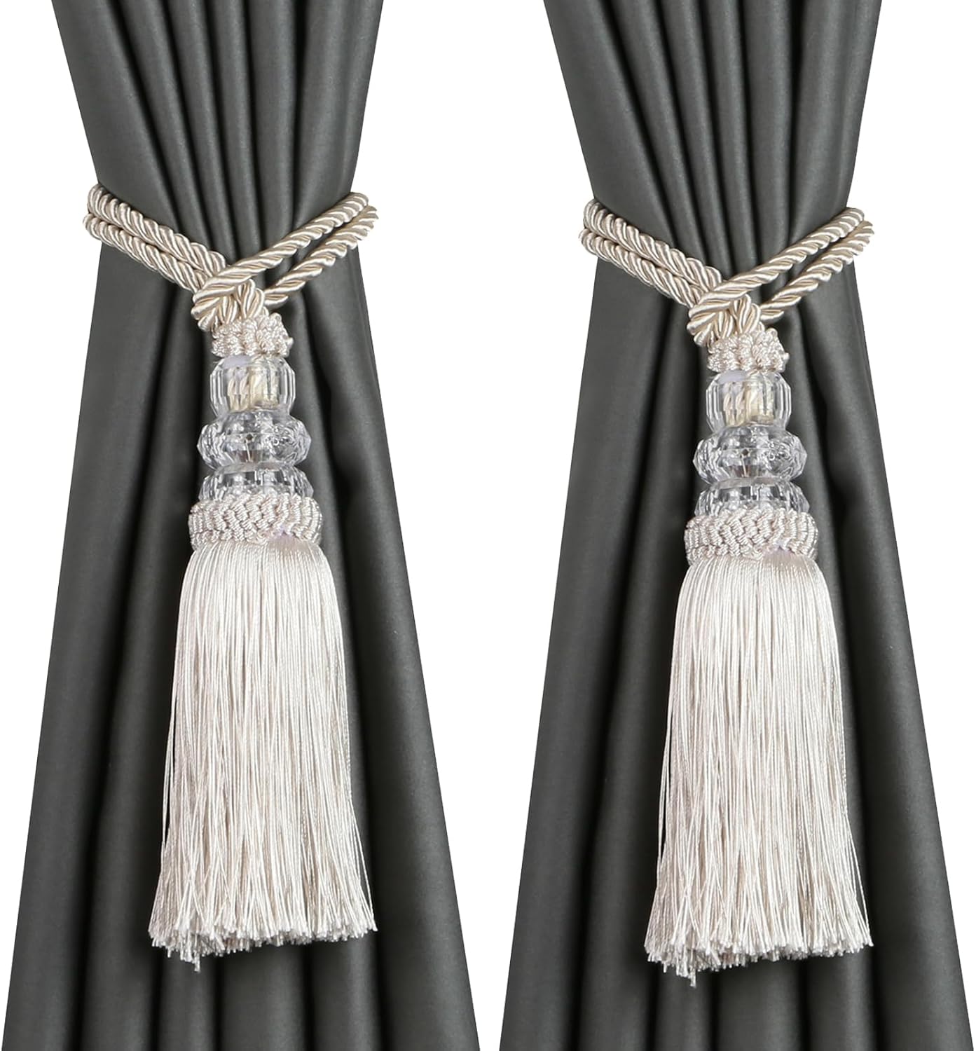 Amazon.com: HedongHexi Curtain Tiebacks with Tassel, Outdoor Elegant ...