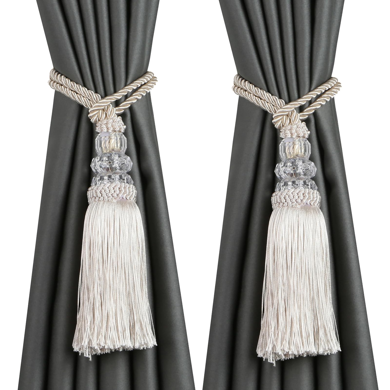 Amazon.com: HedongHexi Curtain Tiebacks with Tassel, Outdoor Elegant ...