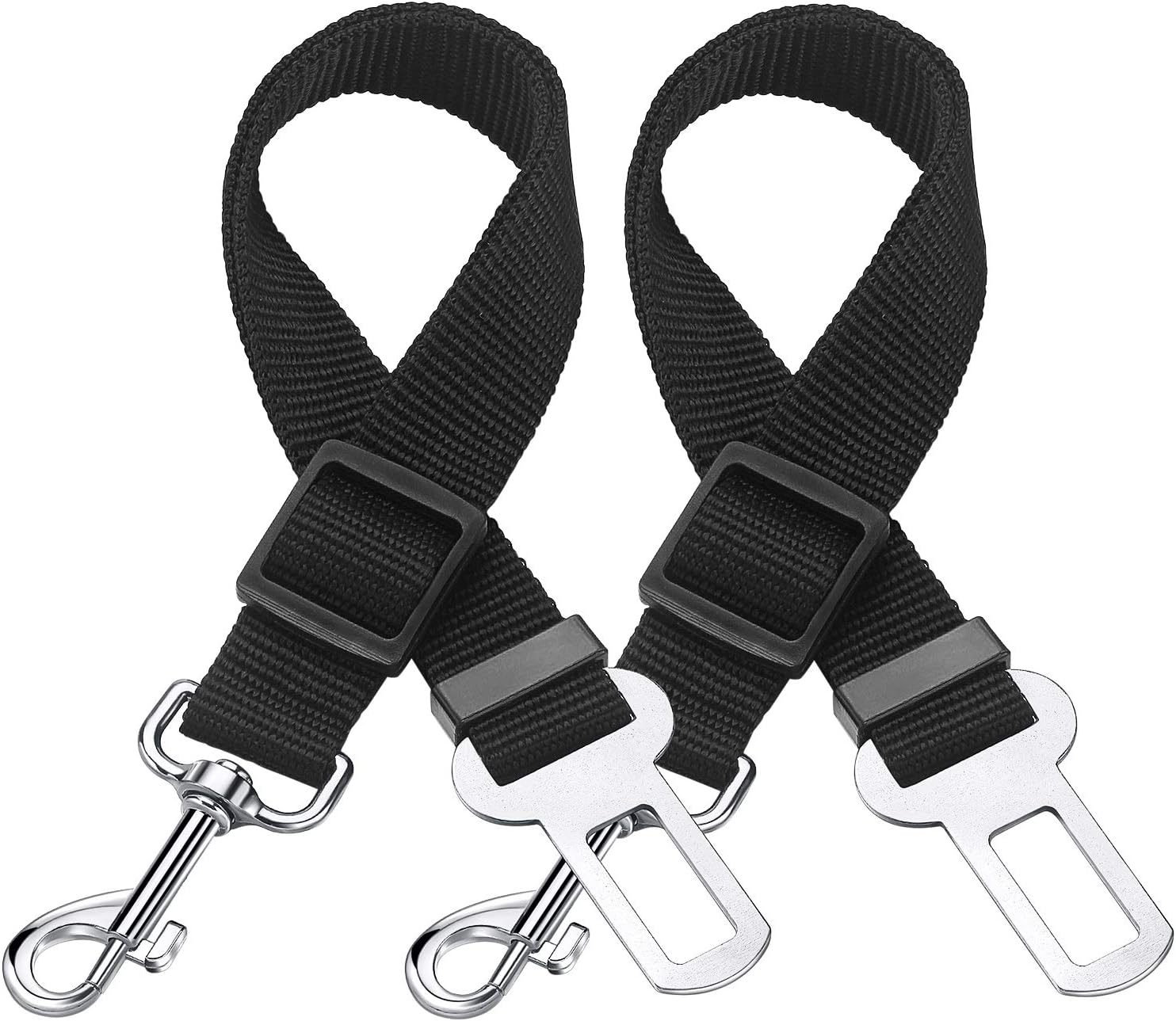 Ezee Paws Dog Seat Belt for Car, 2 Pack Dog Car Harness, Travel Dog ...