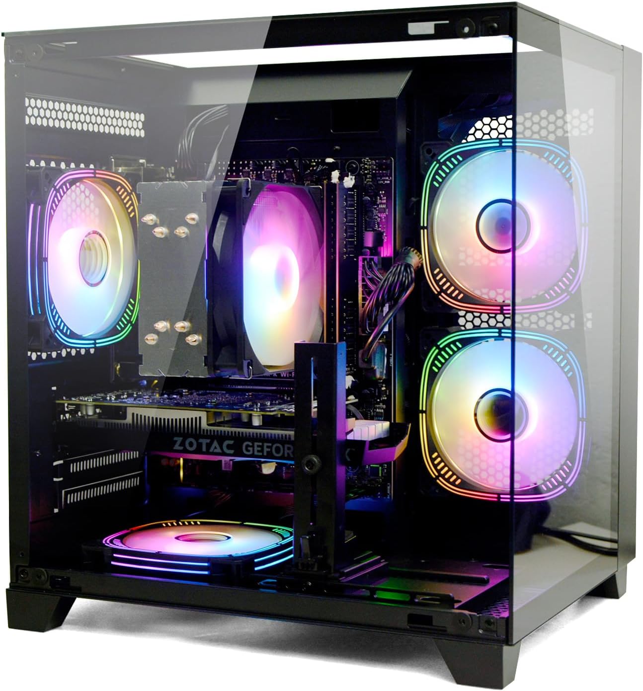 Amazon.com: LXZ Desktop Computer, R5 5600G, 4.4GHz, 16GB DDR4, 1TB NVMe ...