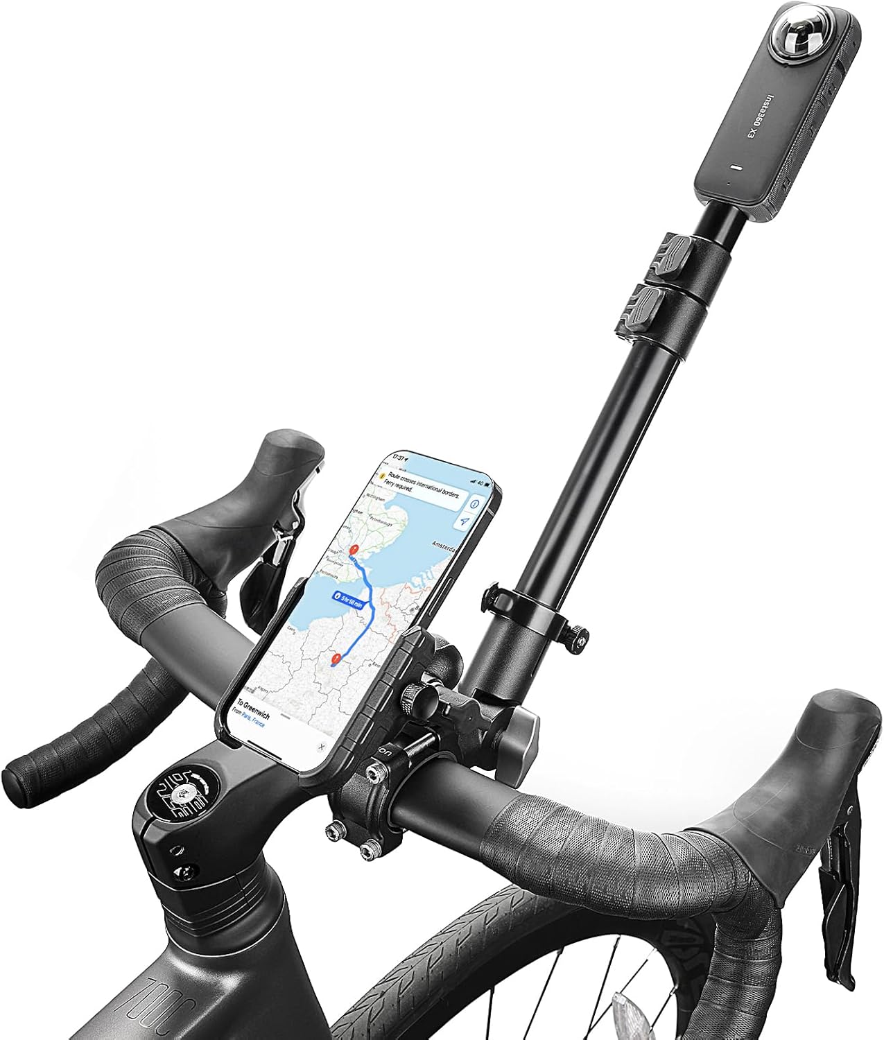 Amazon.com: Vamson 2 in 1 Bike Selfie Stick Mount and Bicycle ...