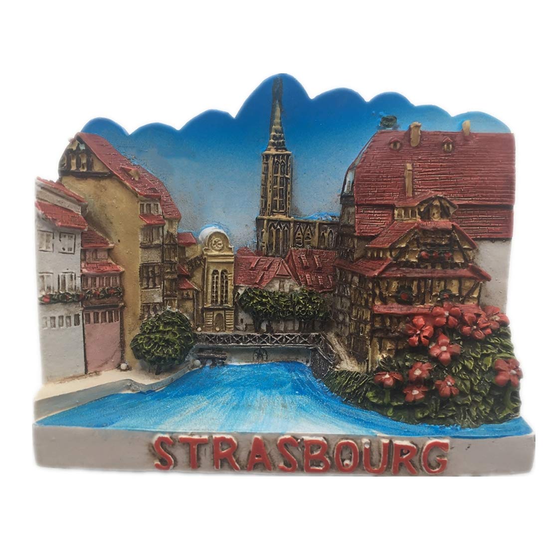 Buy Weekino Strasbourg France Fridge Magnet 3D Resin Handmade Craft ...