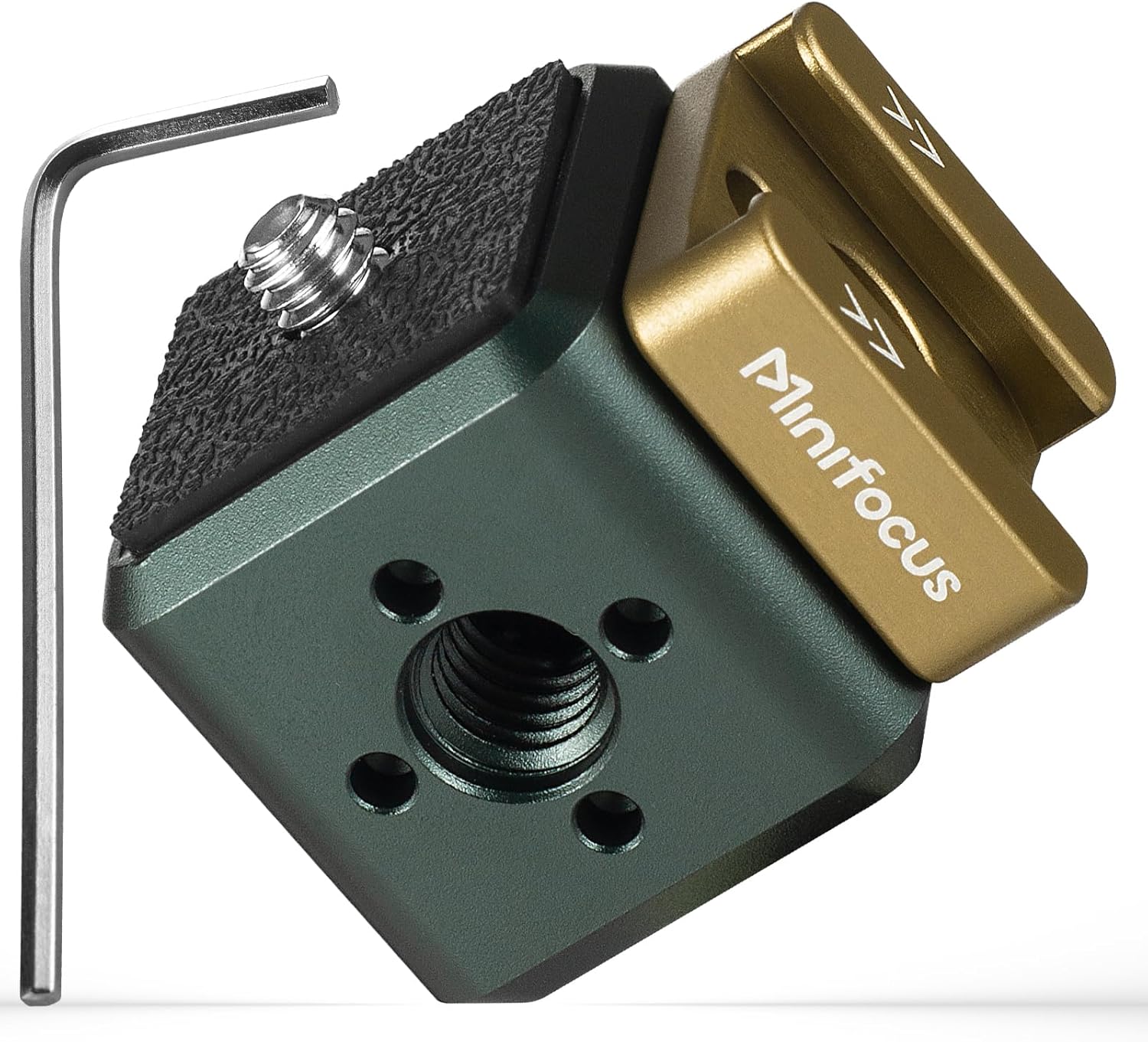 Amazon.com : MINIFOCUS Multi-Hole Screws Adapter with Cold Shoe Mounts ...