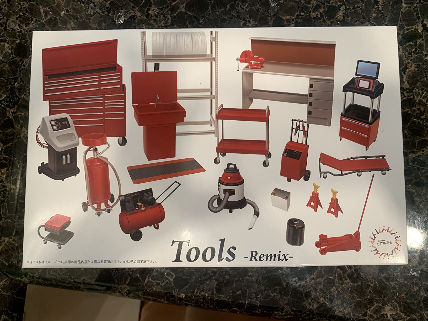 Amazon.com: Fujimi 1/24 Garage & Tools Series No.28 tool remix Fujimi ...