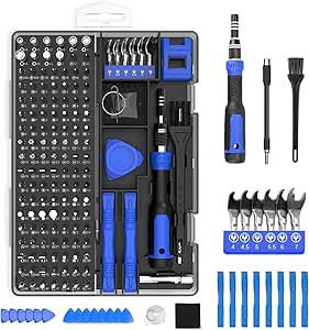 Precision Screwdriver Set, 160Pcs Magnetic Computer Driver Kit 124 ...
