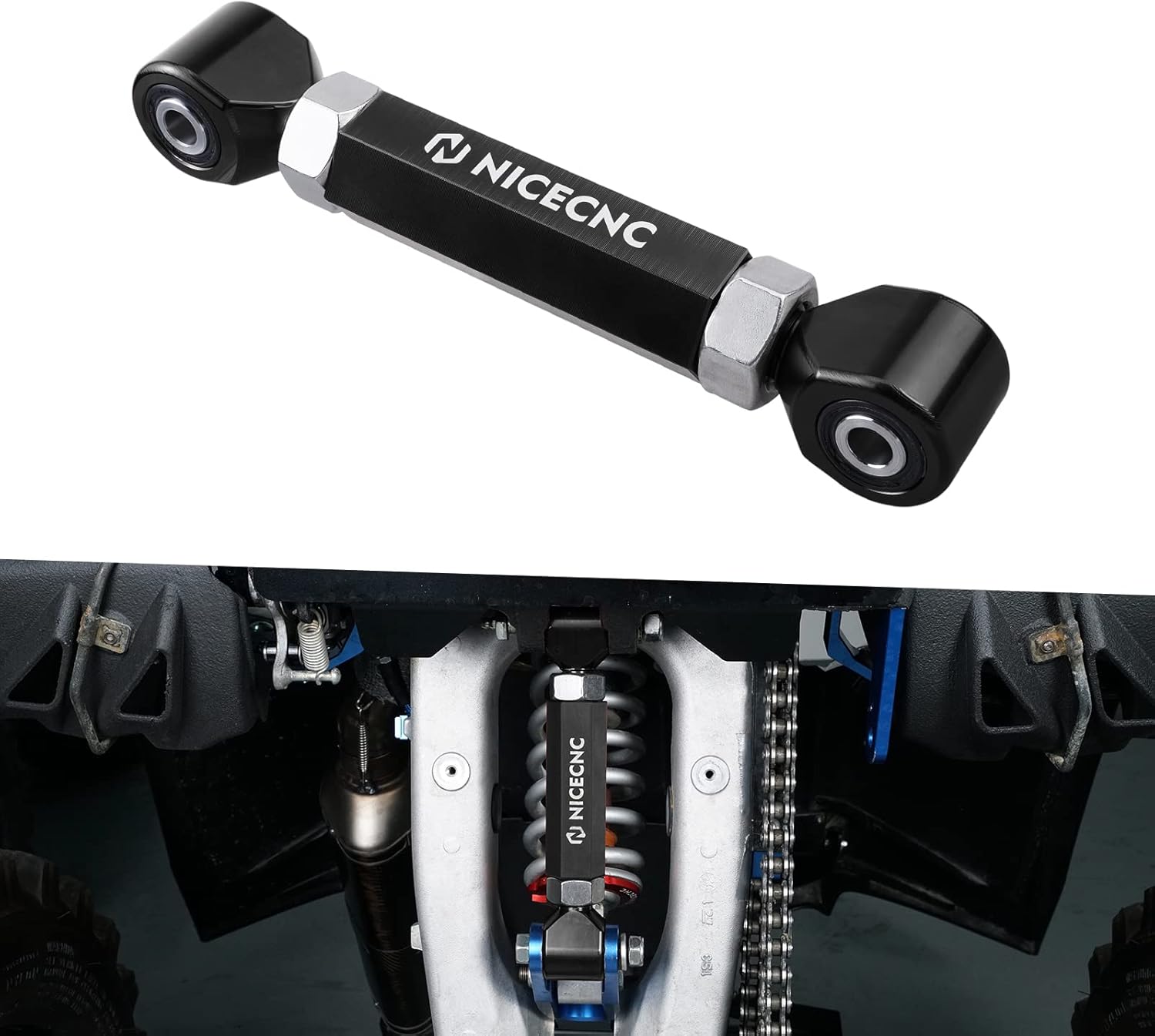 Amazon.com: NICECNC Rear Swing Arm Linkage Knuckle Compatible with Yamaha Raptor 700 2013 2014 ...