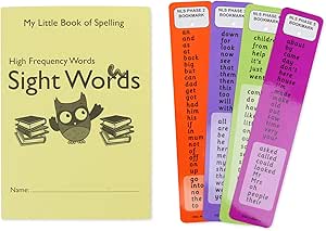 300 High Frequency Spelling Words - Book and Common Words Bookmarks ...