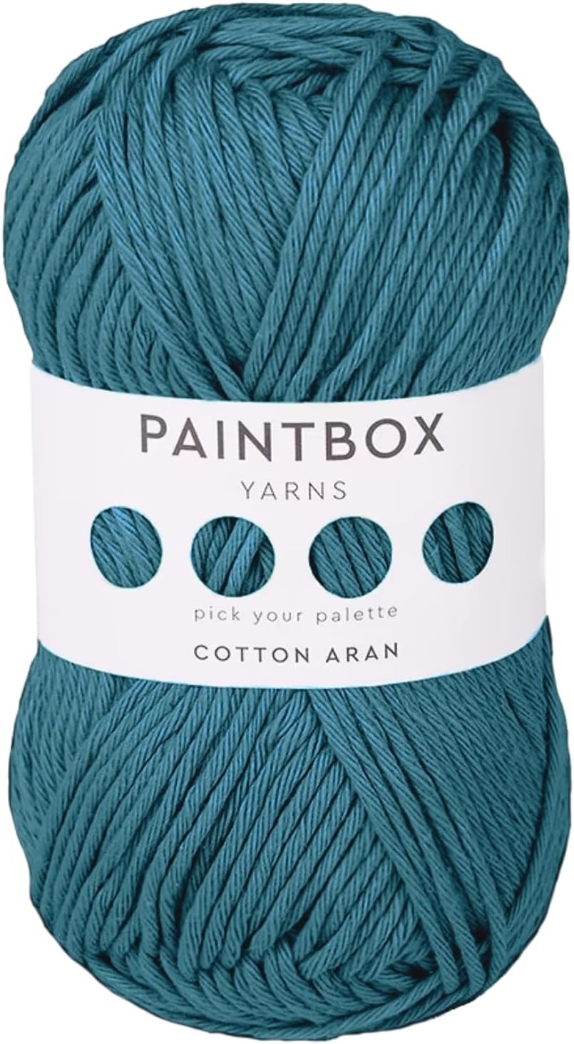 Amazon.com: Paintbox Yarns 100% Cotton Aran Yarn 1.76oz (50g), 93 Yards ...