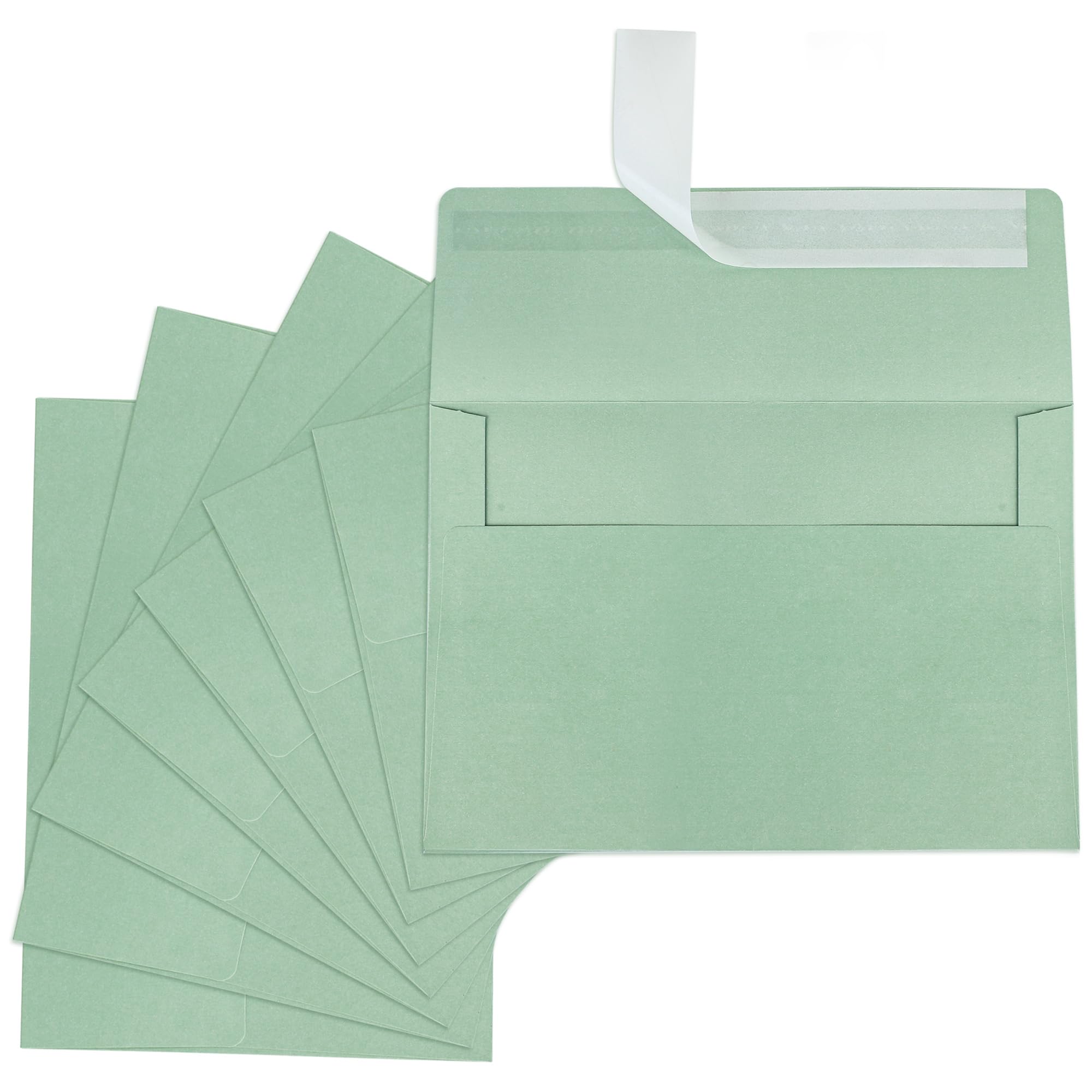 Amazon.com : 100PCS Sage Green Envelopes 4 x 6 Green Invitation ...