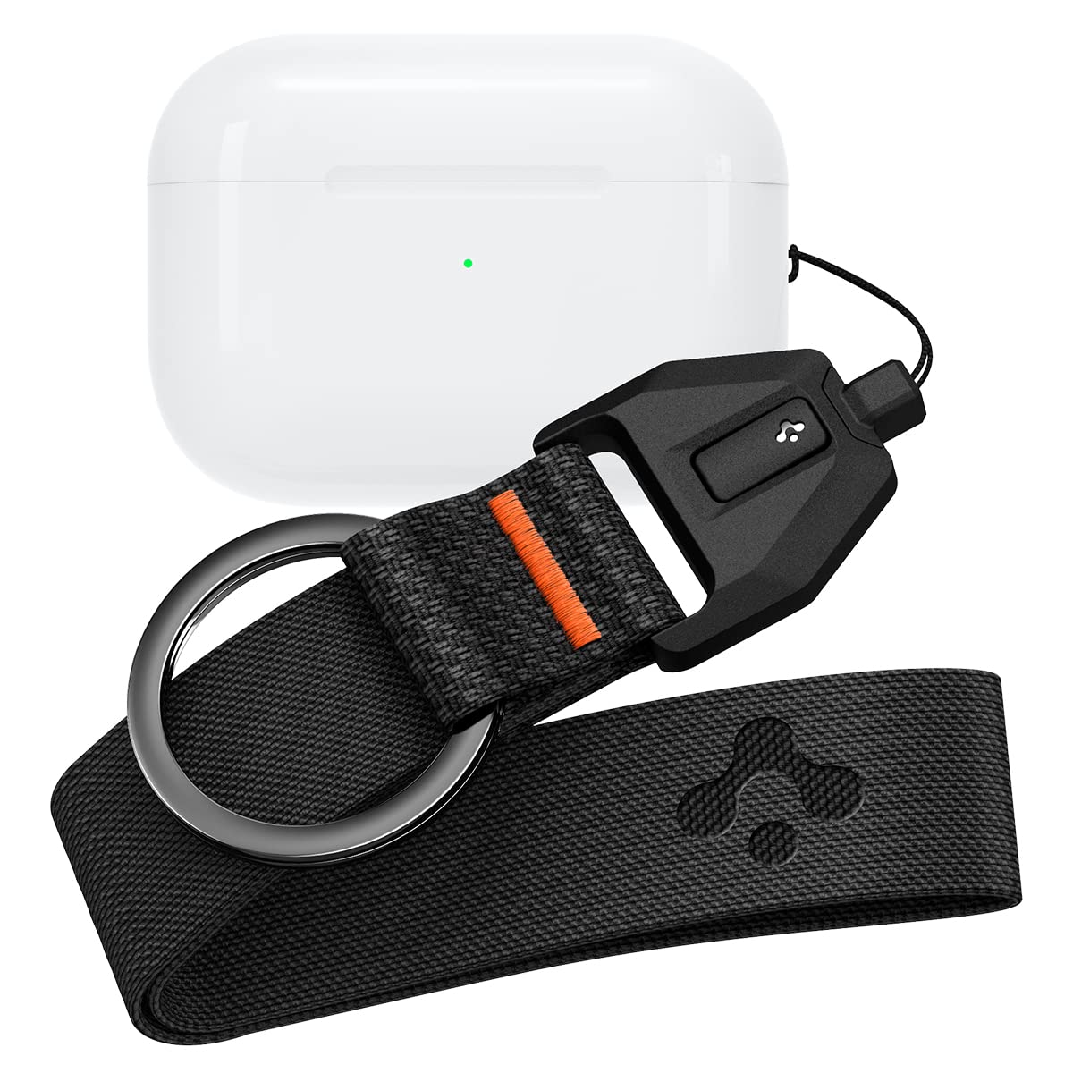 Spigen Keyring for Airpods Pro 2 USB-C/Lightening Cable (2023/2022) and ...