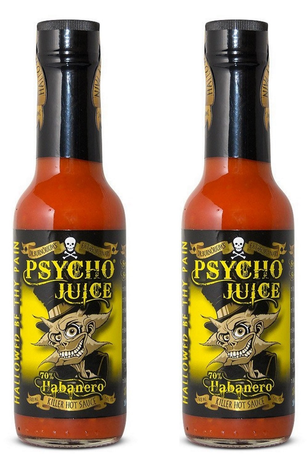 Amazon.com : Set Of 2 Psycho Juice 70% Habanero : Grocery & Gourmet Food
