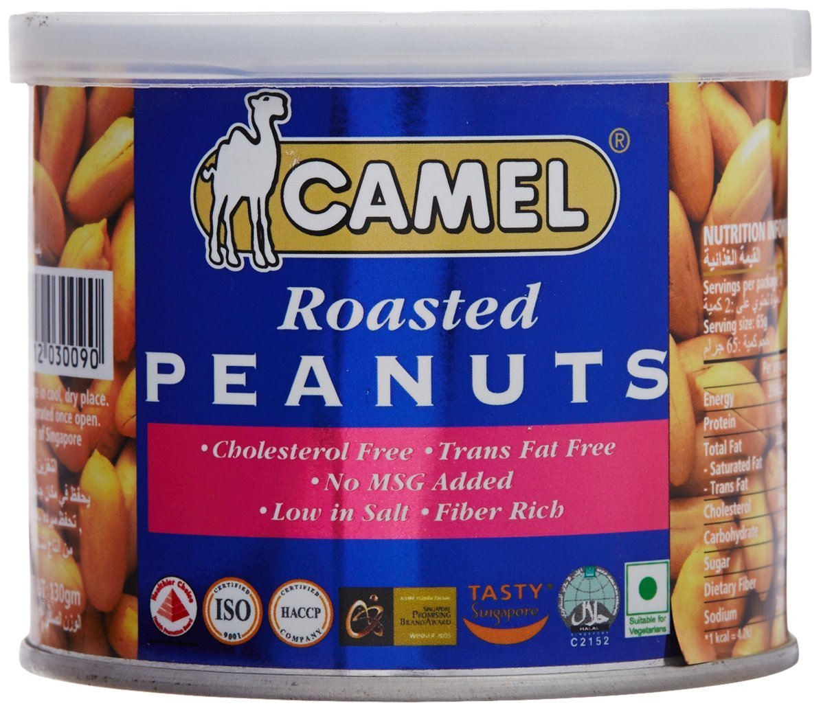Camel Roasted Peanut Canister Pack, 130g : Amazon.in: Grocery & Gourmet ...