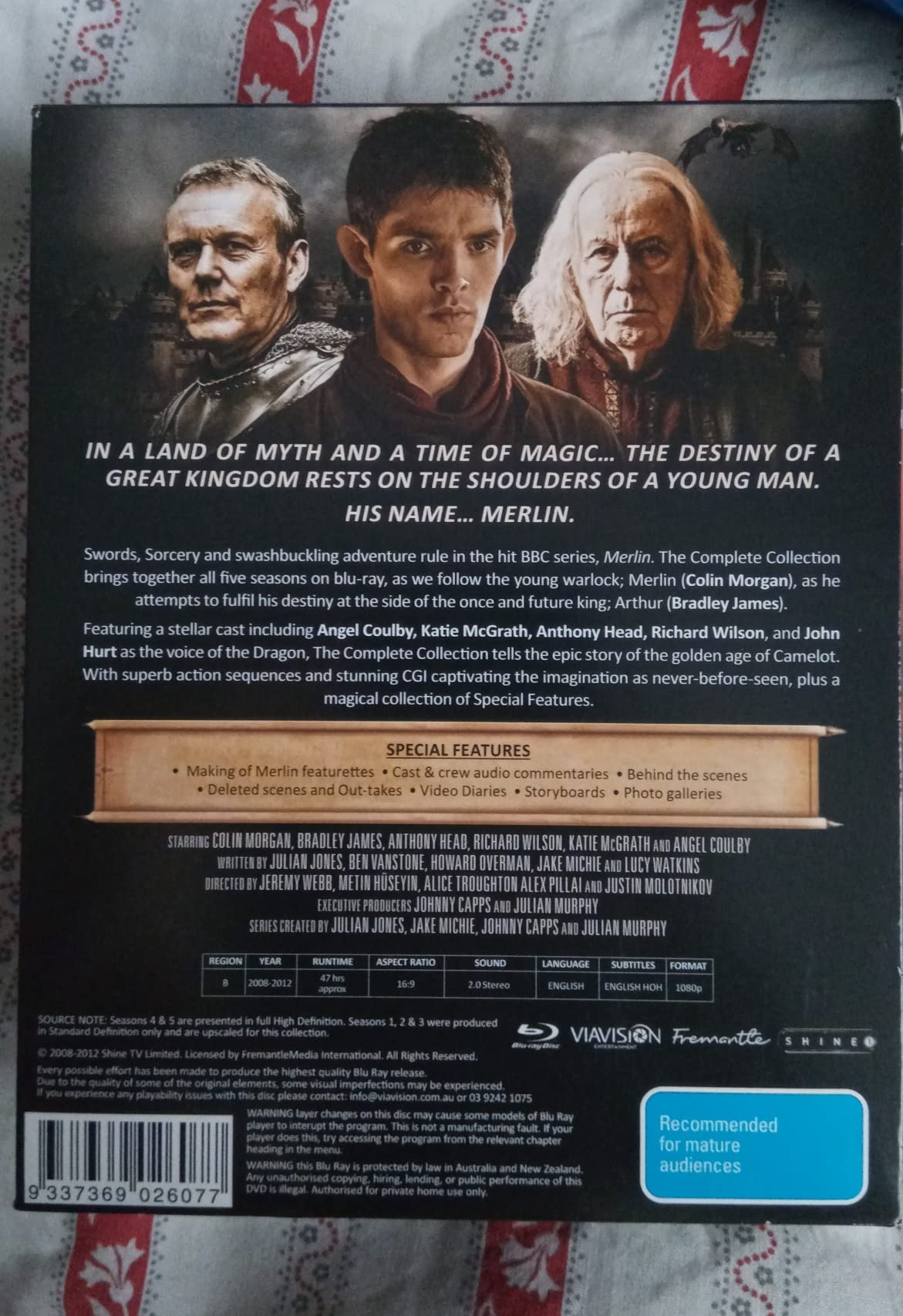 The Adventures of Merlin: The Complete Collection [Region B] [Blu-ray ...